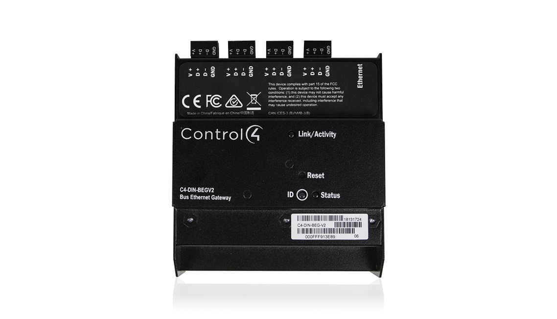 Control4 Bus Ethernet Gateway | C4-DIN-BEG-V2 | Control4 UK